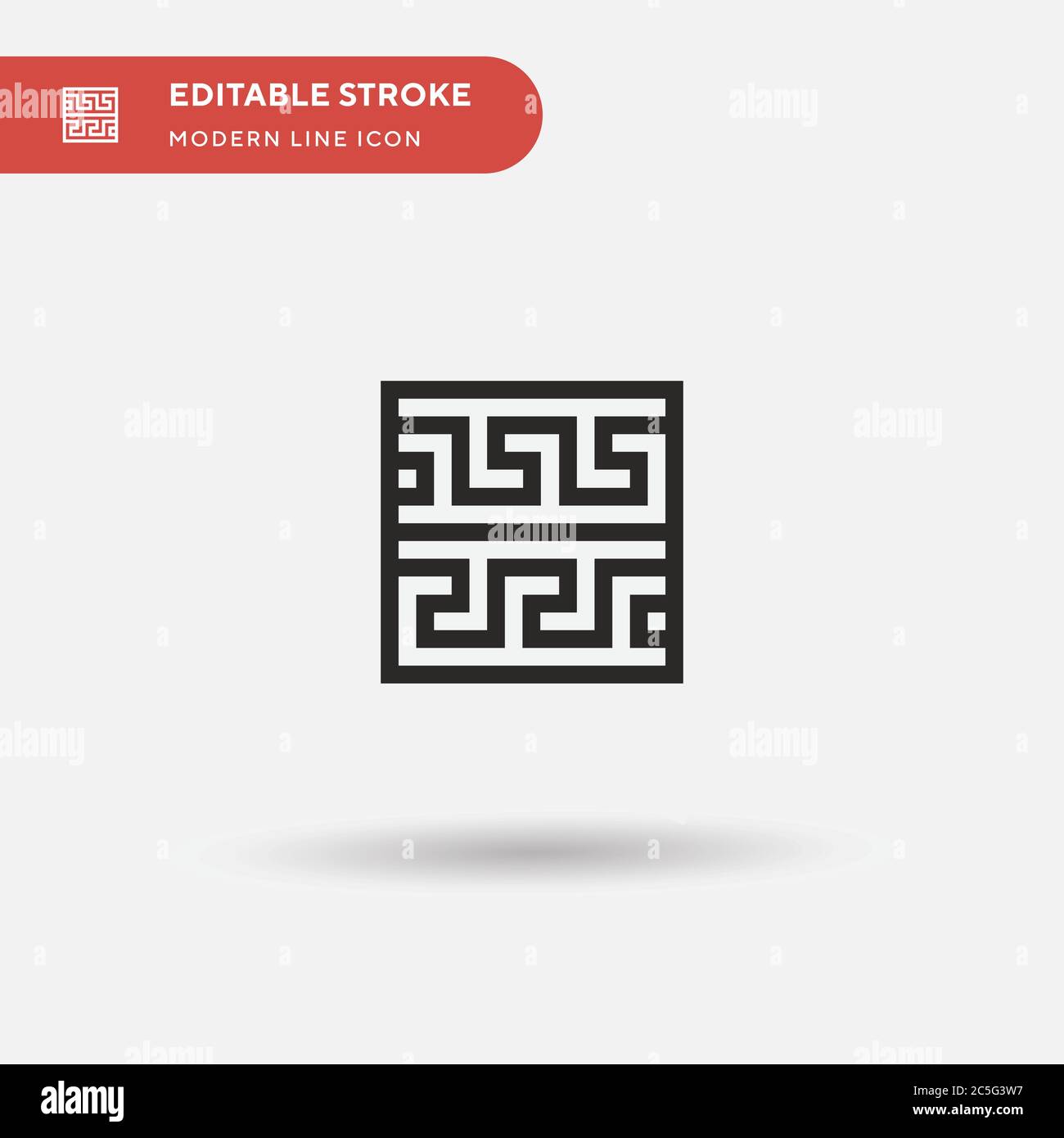 Greek Simple vector icon. Illustration symbol design template for web ...