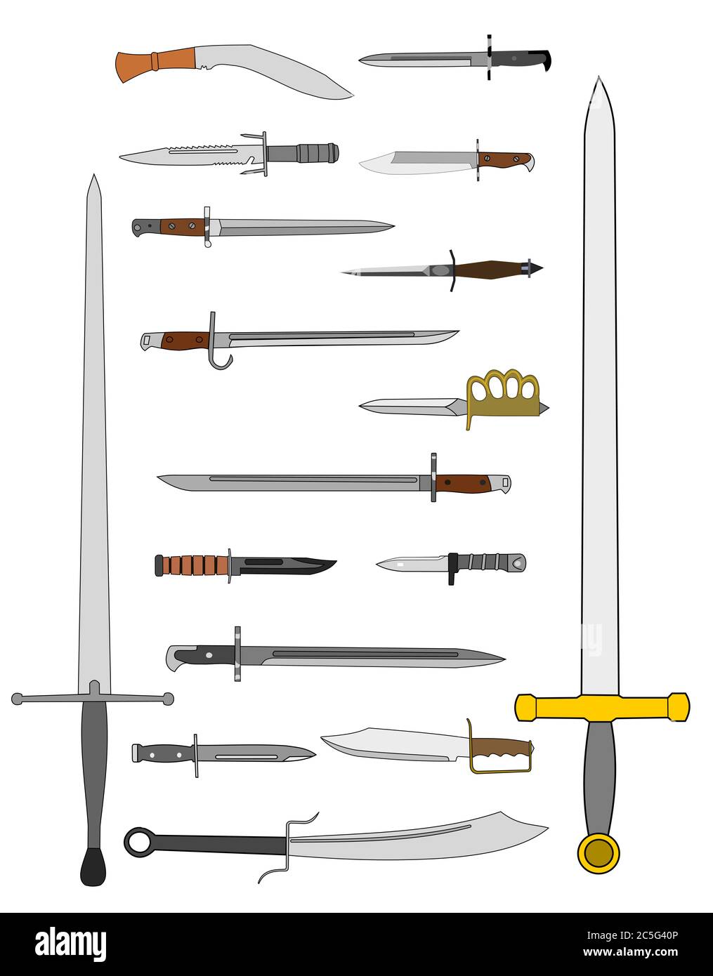 Seventeen bayonets hi-res stock photography and images - Alamy