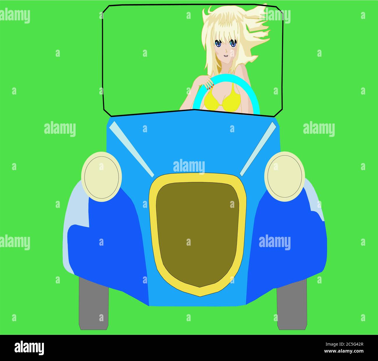 Flying car drawing hi-res stock photography and images - Alamy