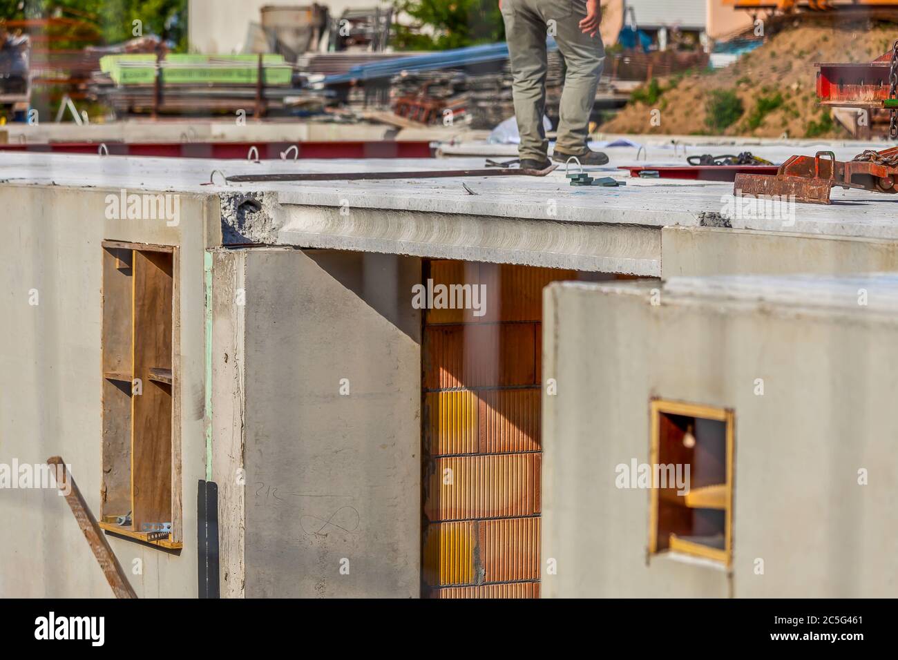 Precast concrete slabs hi-res stock photography and images - Alamy