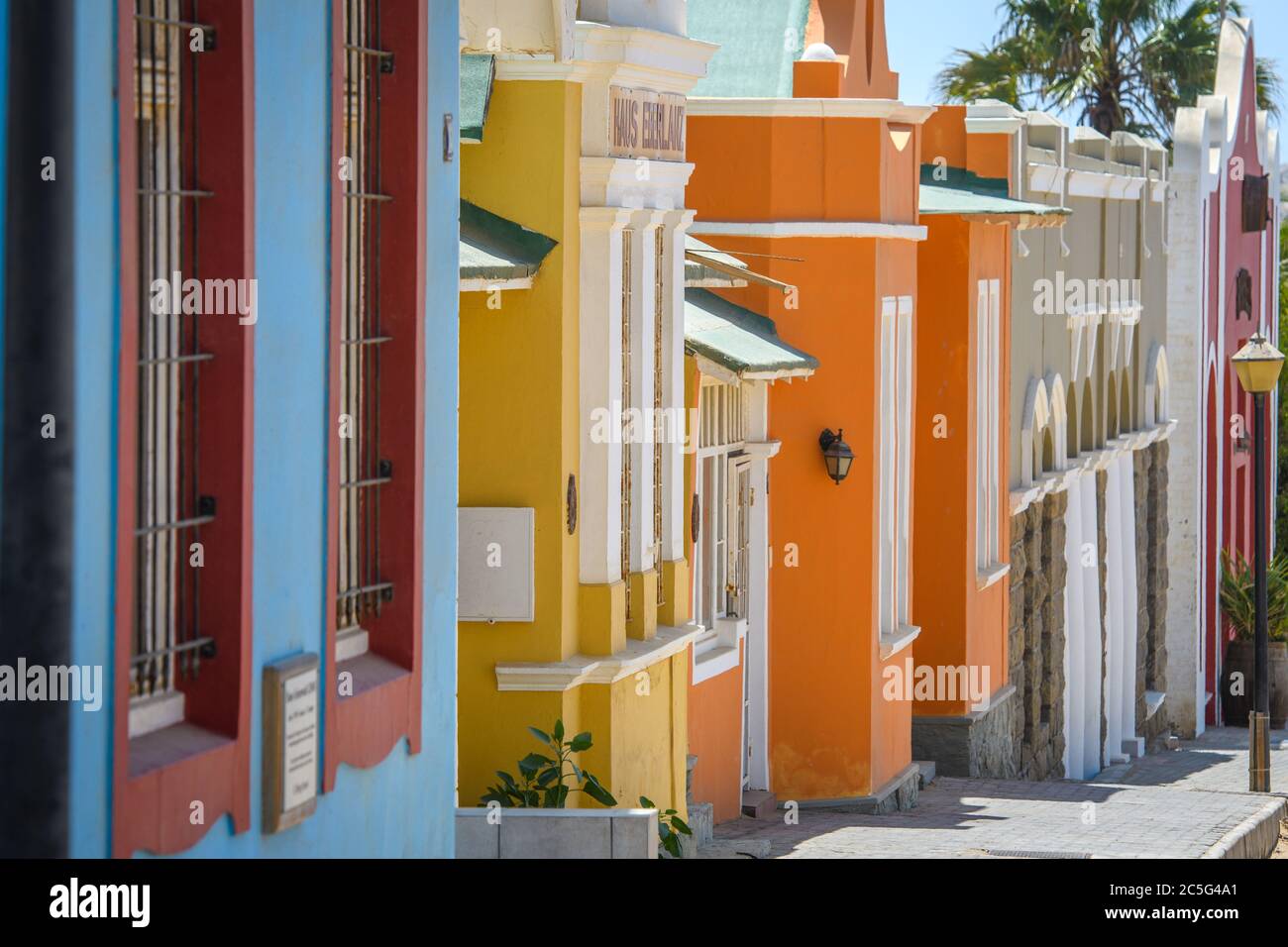 Old German Architecture in Luderitz, Namibia Stock Photo - Alamy