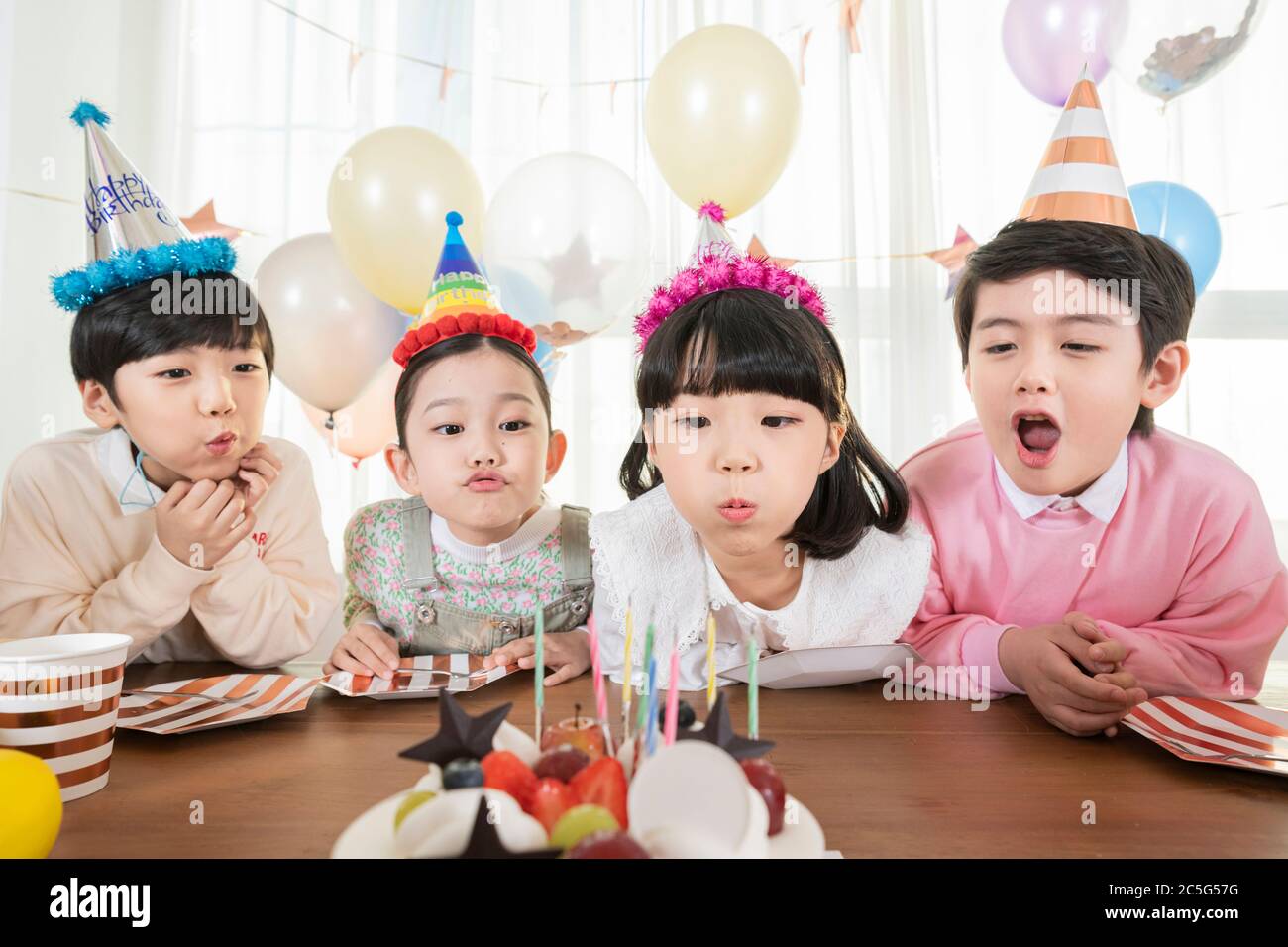 Asian kid birthday cake hi-res stock photography and images - Alamy