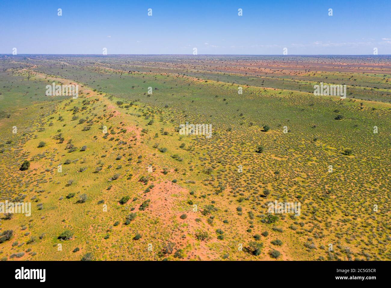 Overhead Landscape in the Kalahari Desert, Namibia Stock Photo - Alamy