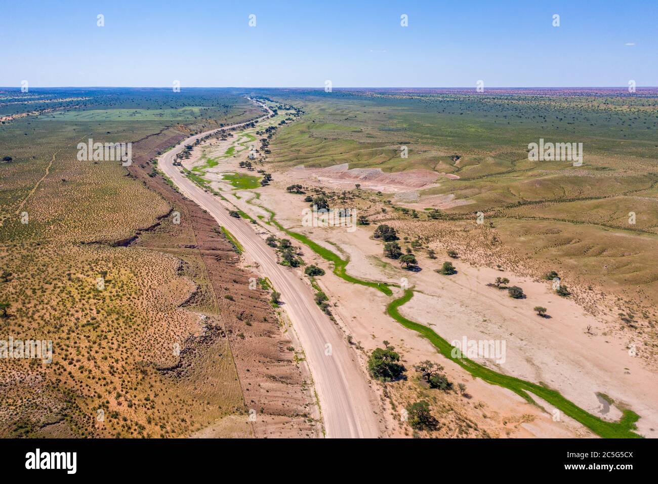 Overhead Landscape in the Kalahari Desert, Namibia Stock Photo - Alamy