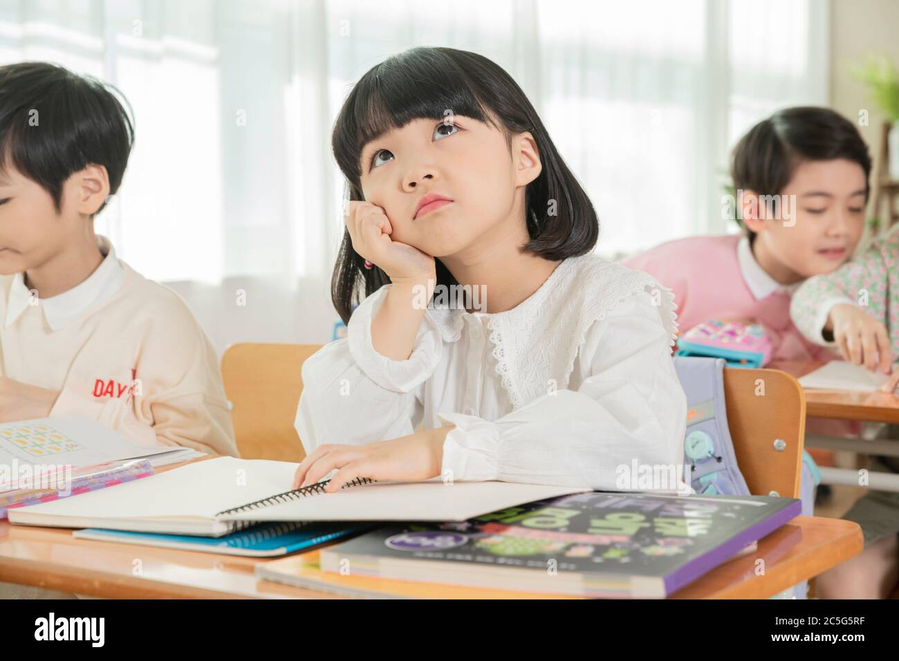 Happy children concept, a portrait of asian children smiling 084 Stock ...