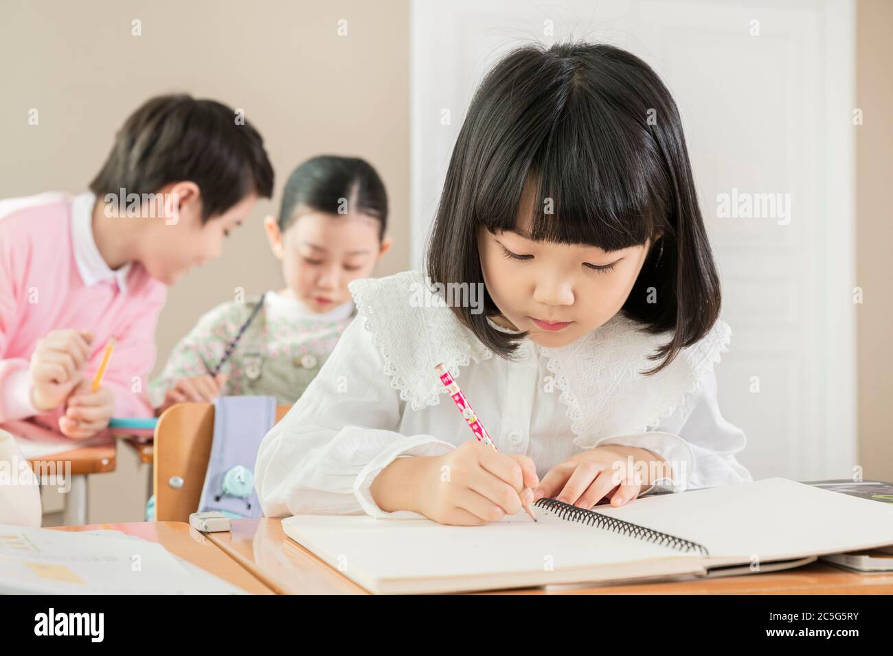 Happy children concept, a portrait of asian children smiling 080 Stock ...