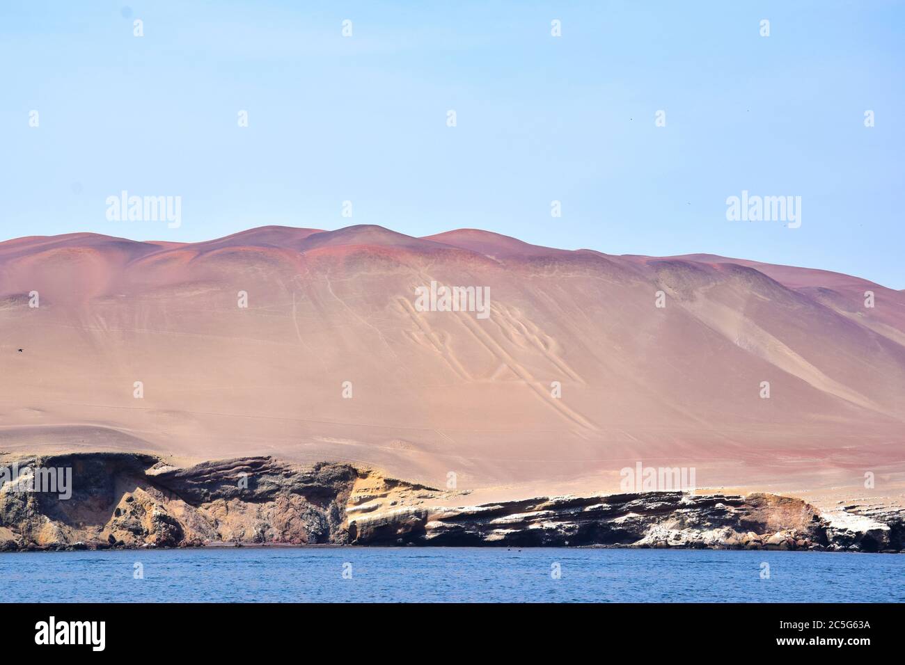 Scenery in Paracas, peru Stock Photo - Alamy