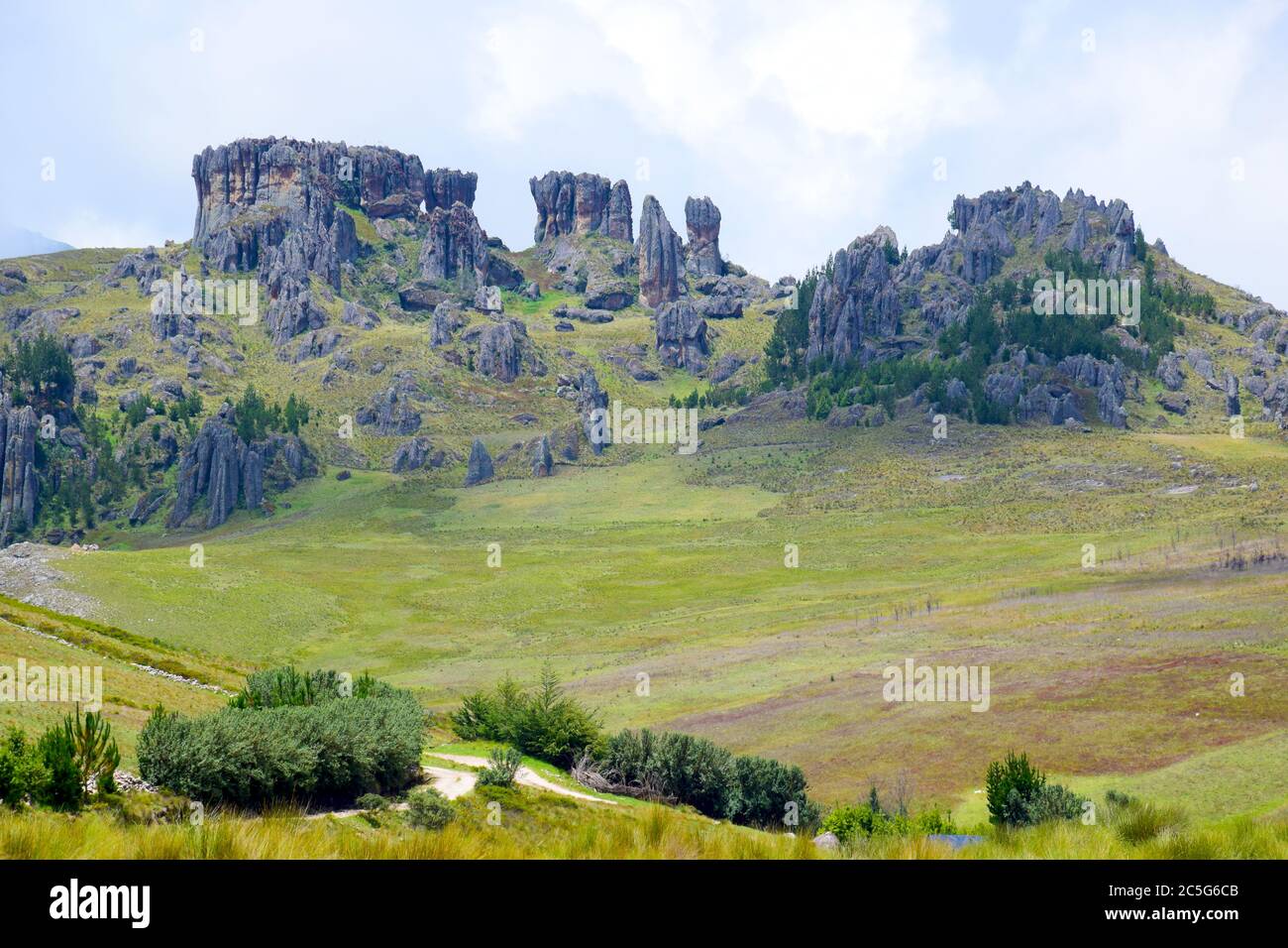 Scenery in Cumbemayo near Cajamarca, Peru Stock Photo - Alamy