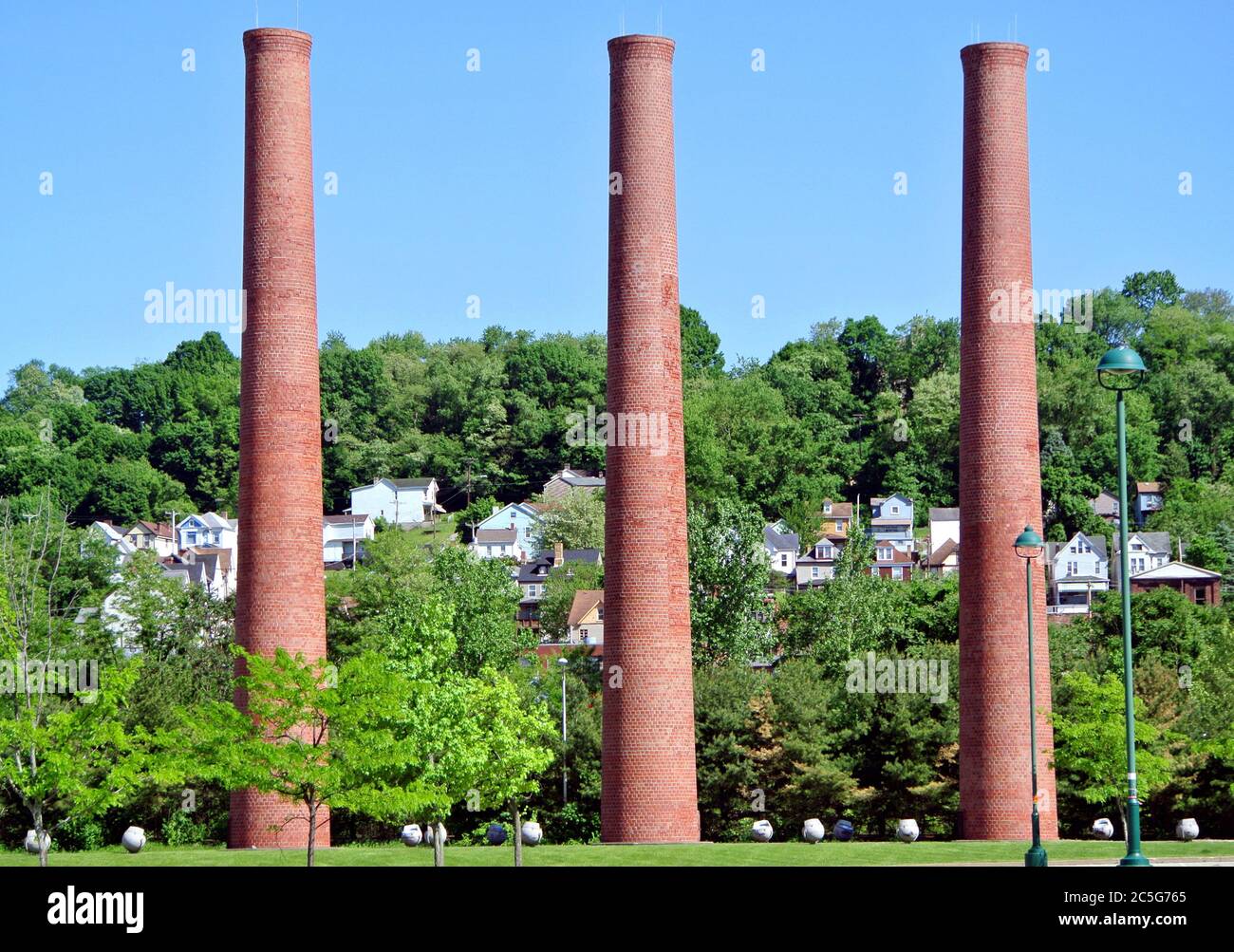 historic steel town of braddock Pa 10 miles up river from pittsburgh ...