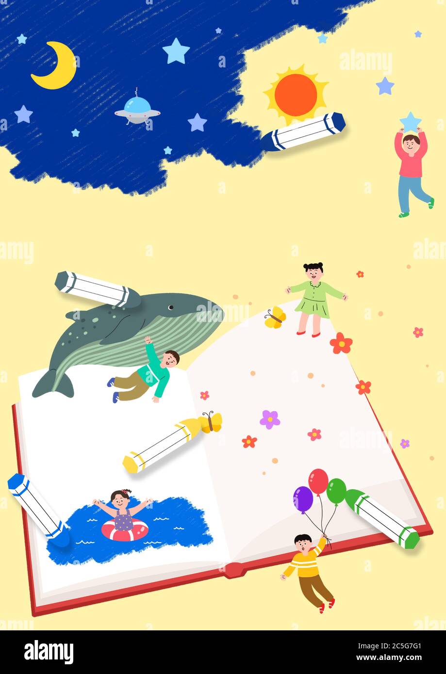 Spring and summer event poster and banner templates design illustration ...