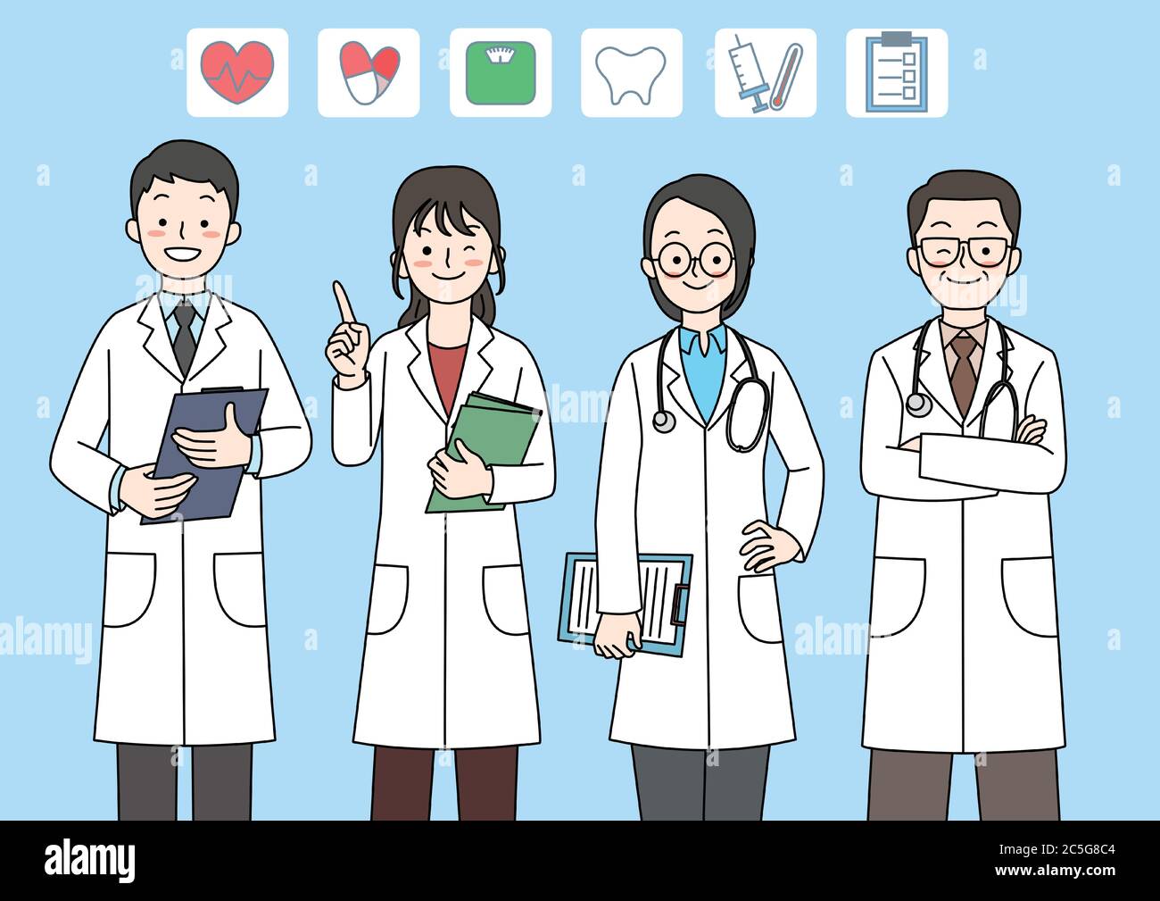 Chart of services Stock Vector Images - Alamy