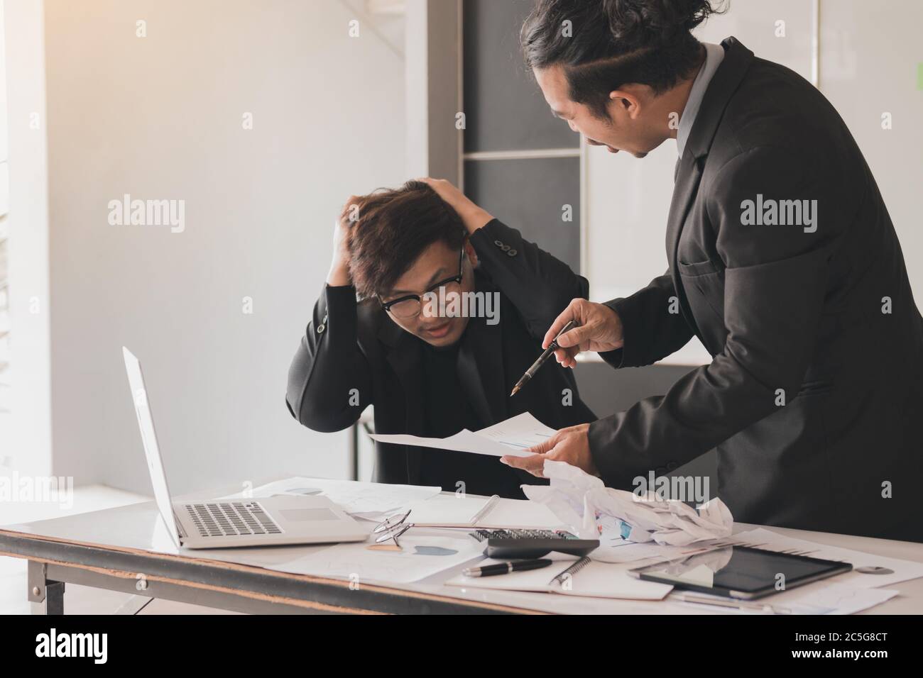 Boss Shouting At Employee High Resolution Stock Photography and Images ...