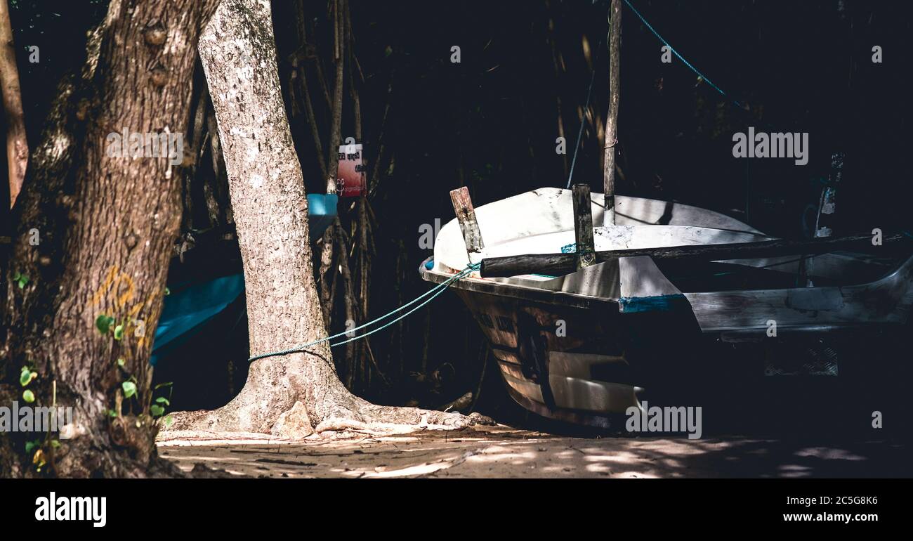Creepy boat hi-res stock photography and images - Alamy