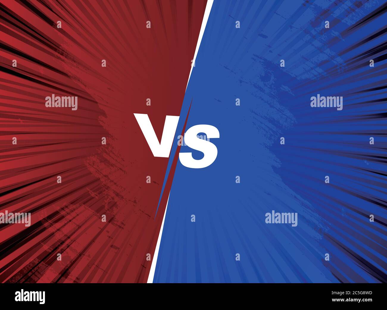 VS versus symbol for confrontation or opposition design concept ...