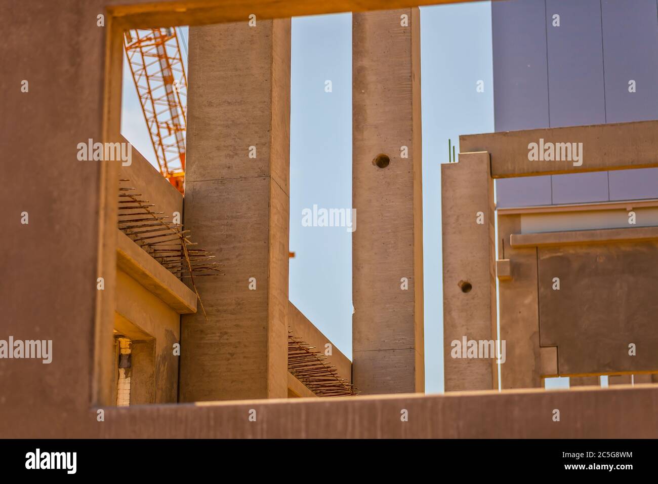 Construction beams and columns hi-res stock photography and images - Alamy