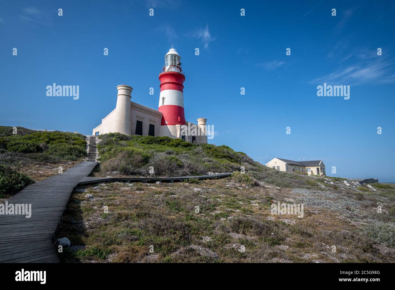 Cape Agulhas, the geographic southern tip of the African continent and ...