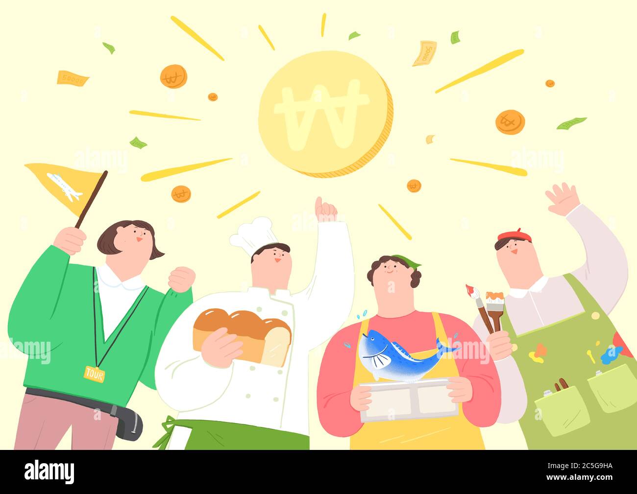 Good thru Stock Vector Images - Alamy