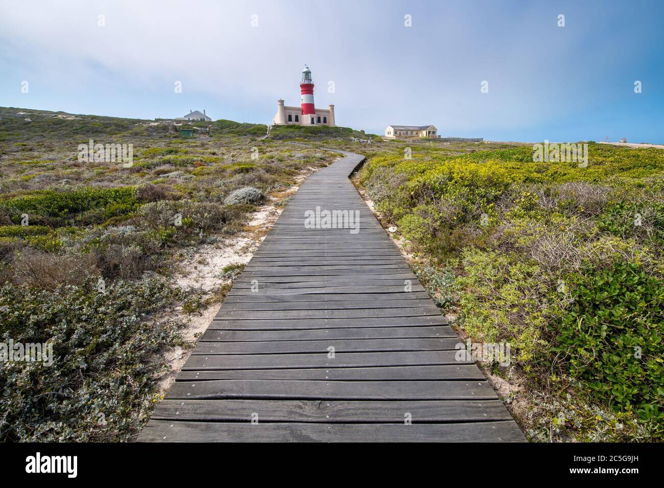 Cape Agulhas, the geographic southern tip of the African continent and ...