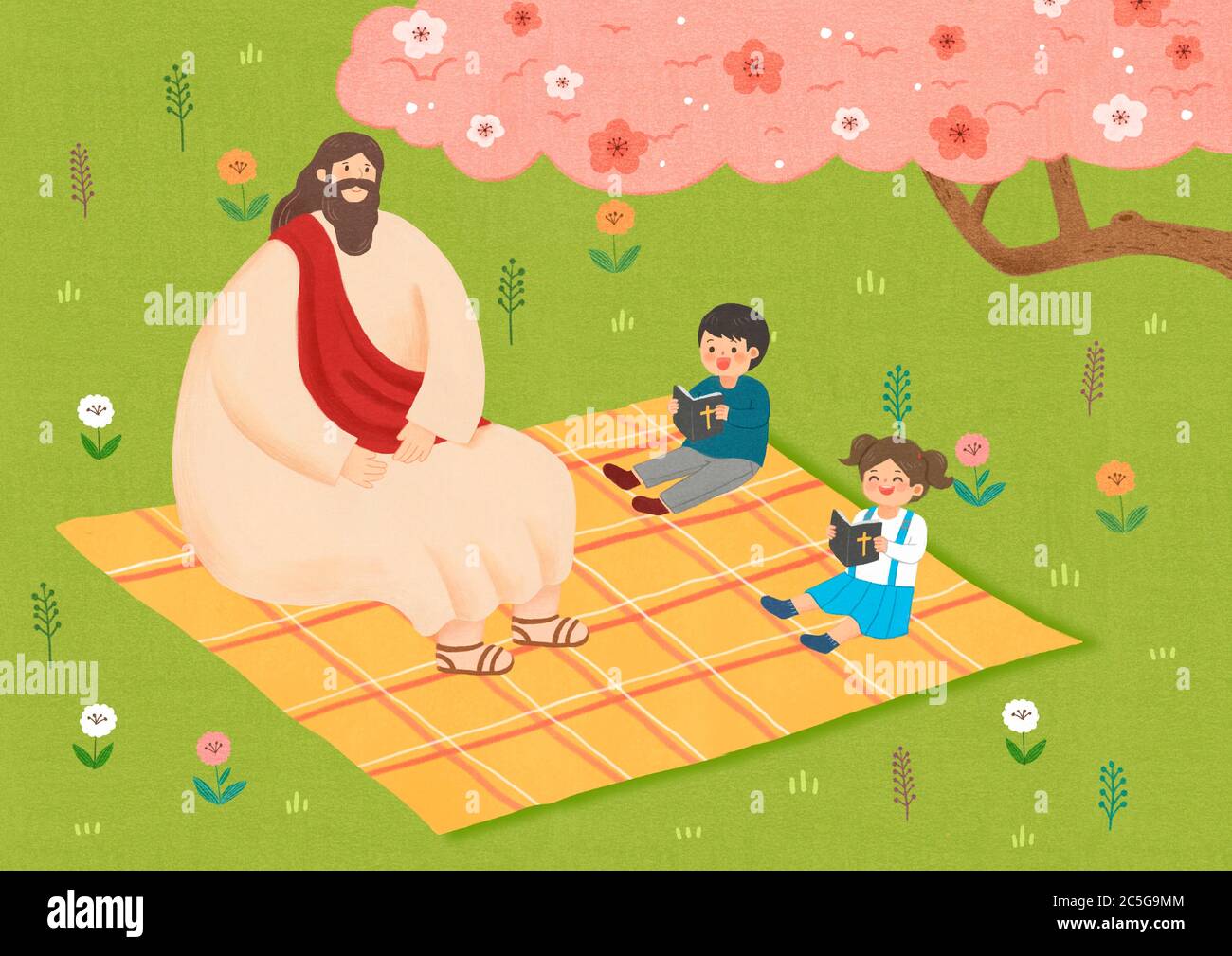 Catholic scenery Stock Vector Images - Alamy