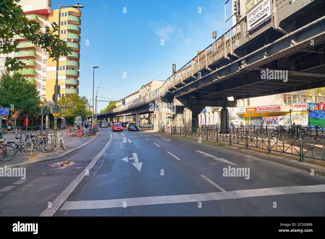 BERLIN, GERMANY - CIRCA SEPTEMBER, 2019: Berlin urban landscape in the ...
