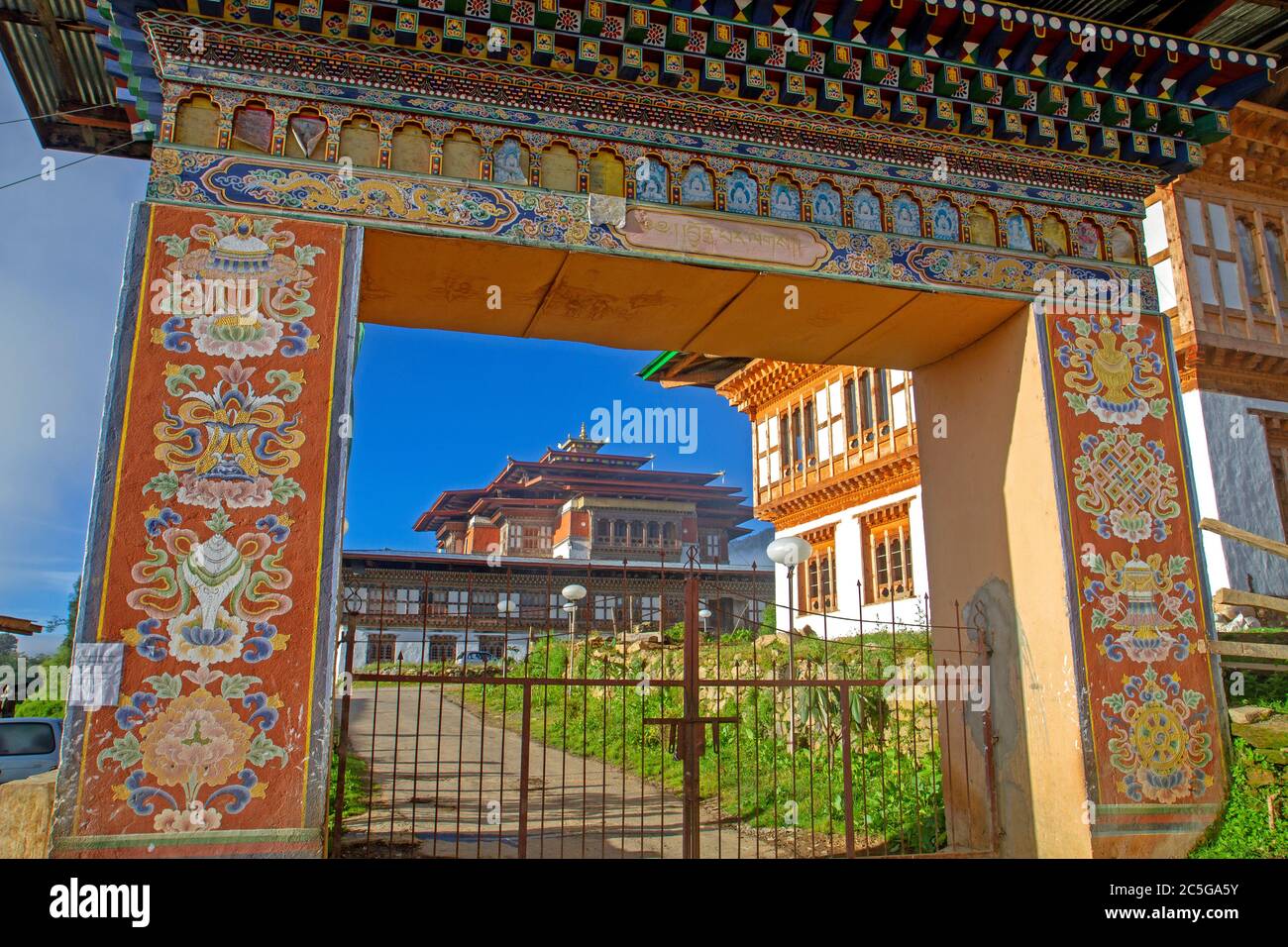 Gangtey goemba monastery hi-res stock photography and images - Alamy