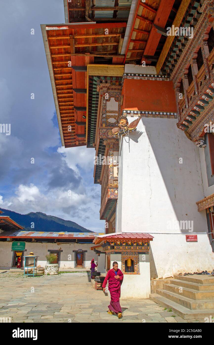 Gangtey monastery hi-res stock photography and images - Alamy