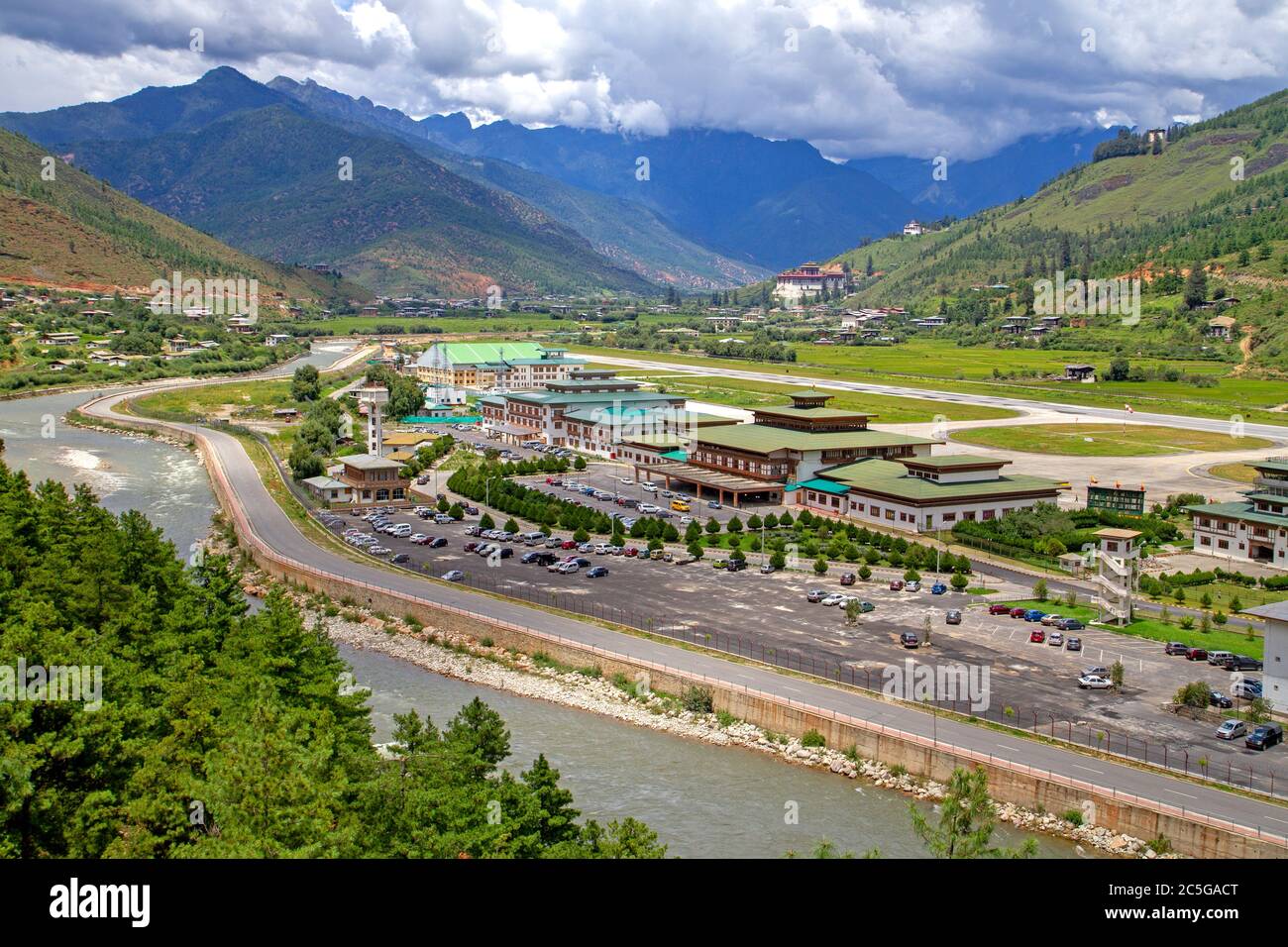 Paro airport bhutan hi-res stock photography and images - Alamy