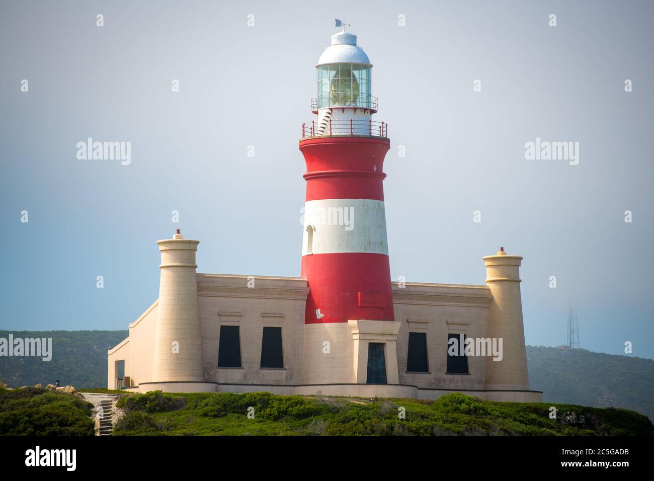 Cape Agulhas, the geographic southern tip of the African continent and ...