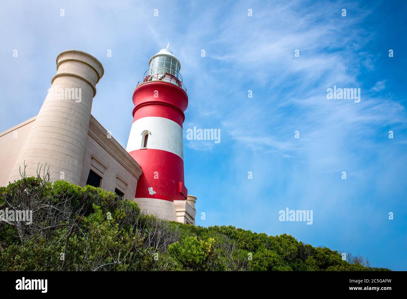 Cape Agulhas, the geographic southern tip of the African continent and ...
