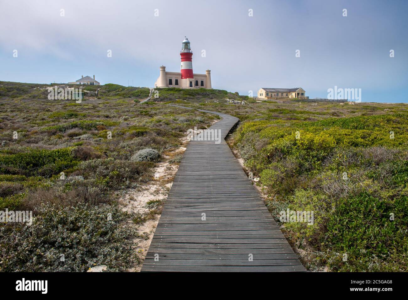 Cape Agulhas, the geographic southern tip of the African continent and ...