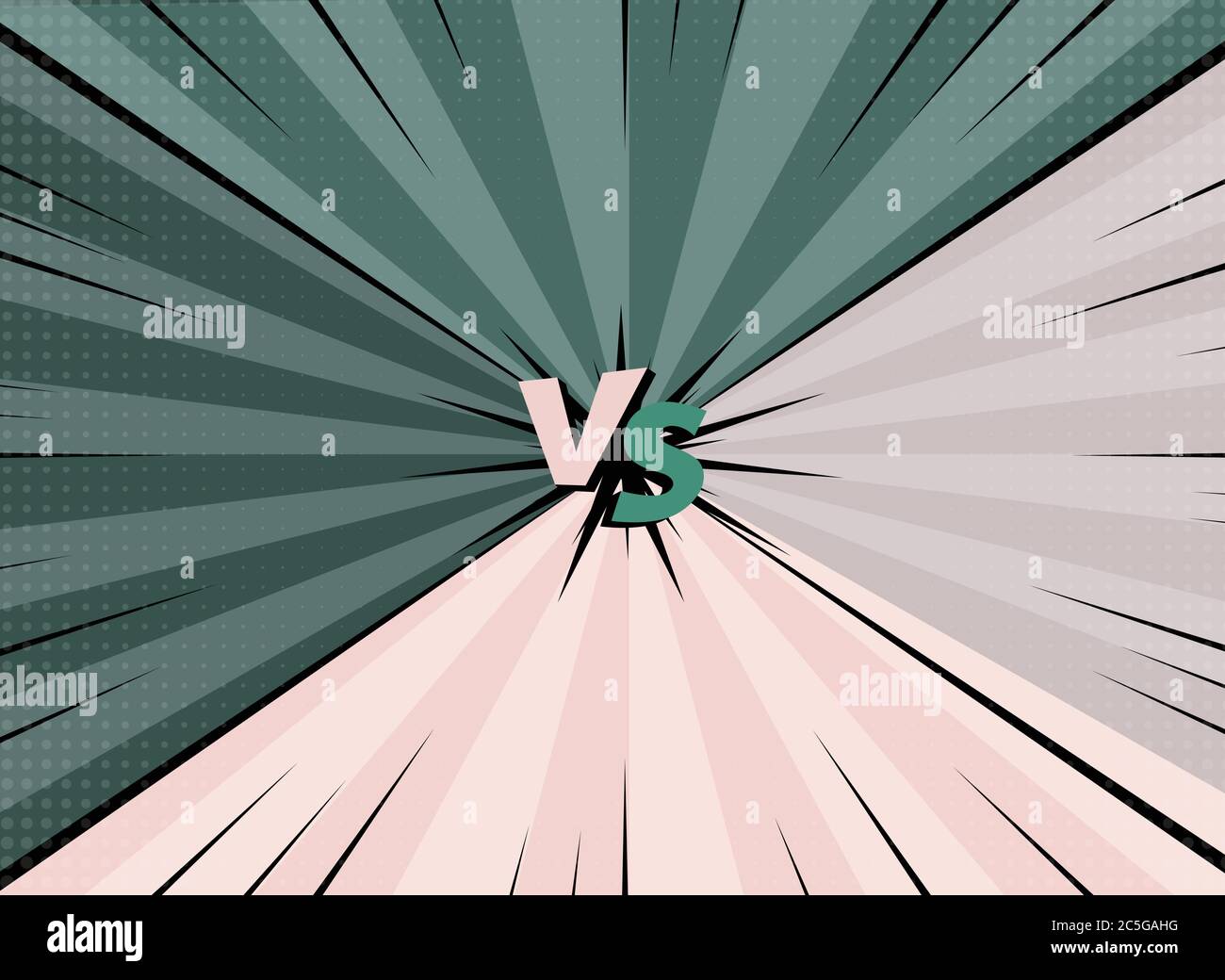 Symbol Of Confrontation Stock Vector Images - Alamy