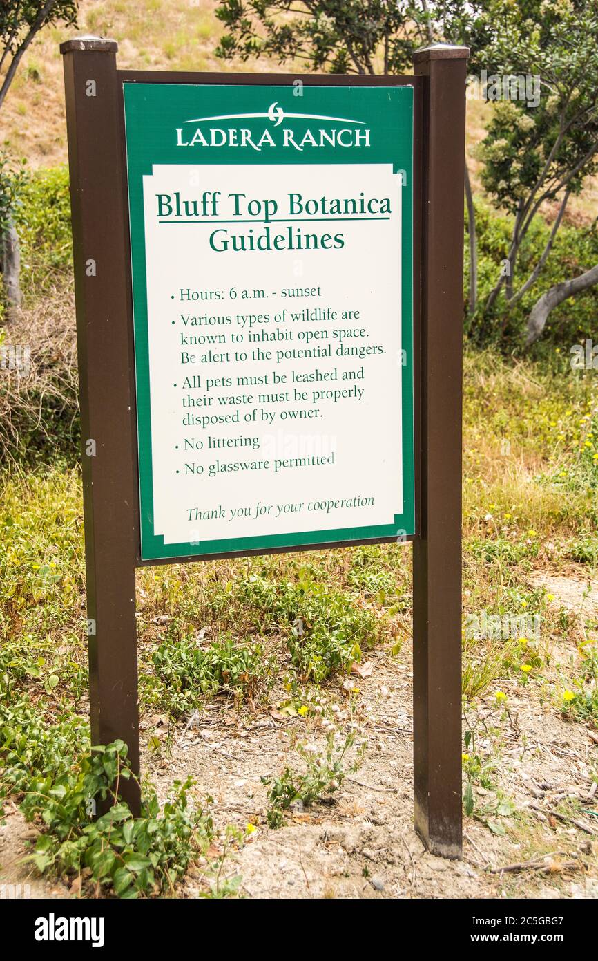 Trail rules hi-res stock photography and images - Alamy