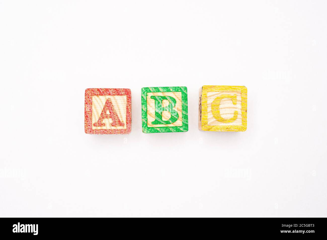 ABC blocks arranged in stack, education and kids background Stock Photo ...