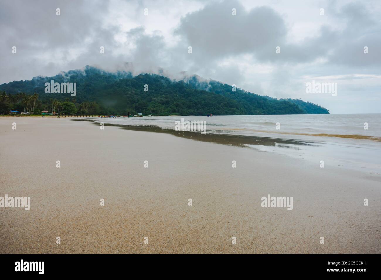 The scenic view at Telok Melano, Sarawak. This Cove is located at the ...