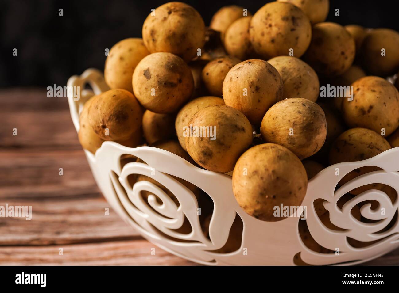 Lansium parasiticum, commonly known in English as langsat or lanzones ...