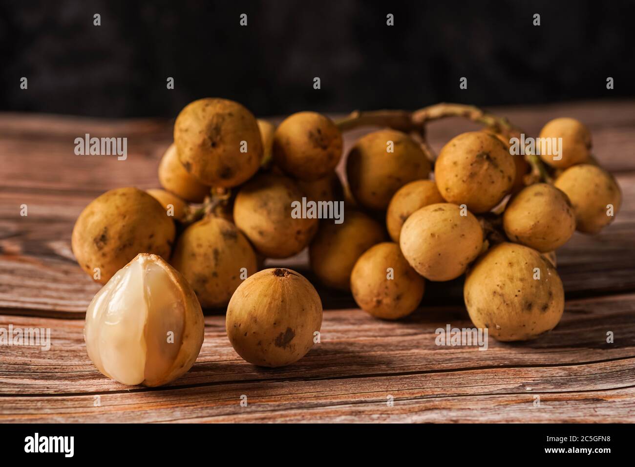 Lansium parasiticum, commonly known in English as langsat or lanzones ...