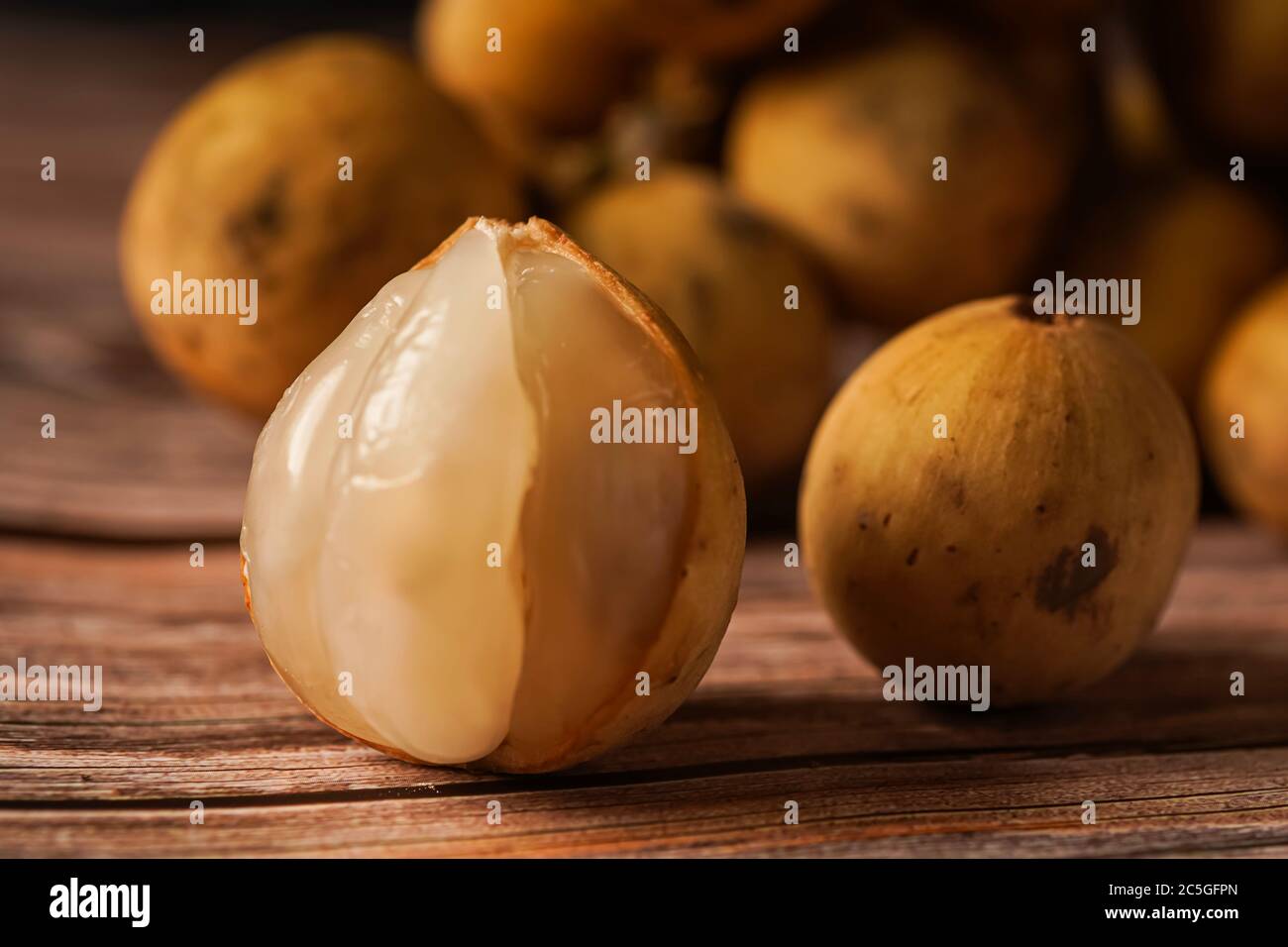 Lansium parasiticum, commonly known in English as langsat or lanzones ...