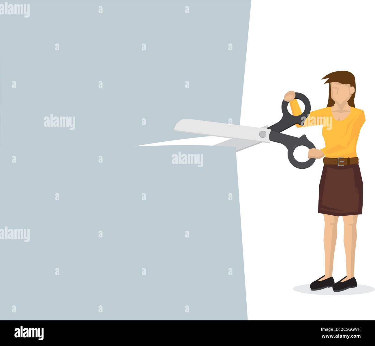 Cutting across Stock Vector Images - Alamy