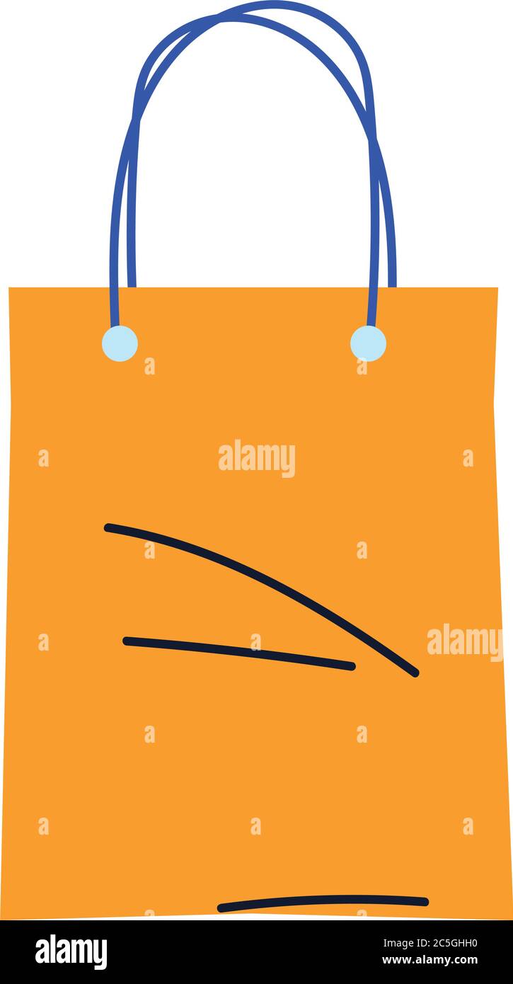 bag design of Shopping commerce and market theme Vector illustration ...