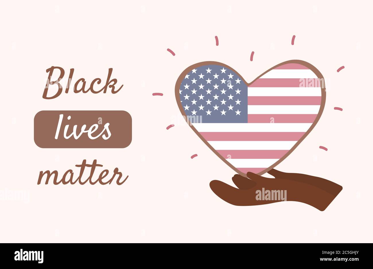 Black lives matters. Stop racism and violence. I can t breathe. Social ...