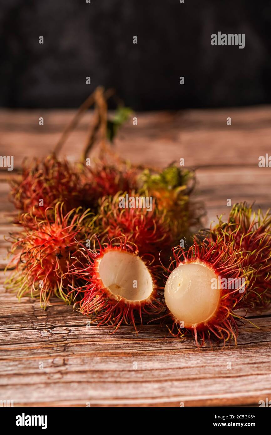 The rambutan is a medium-sized tropical tree in the family Sapindaceae ...