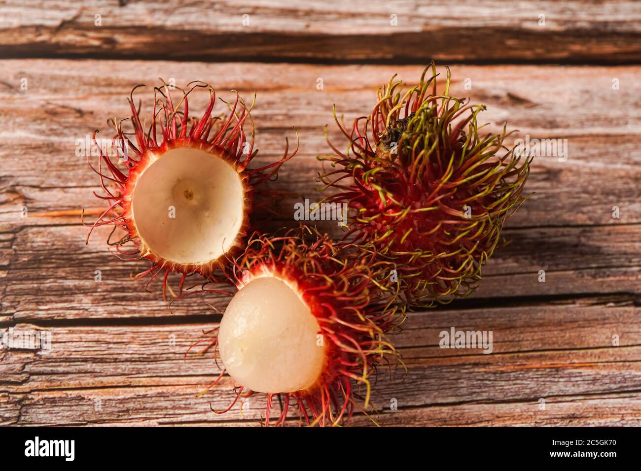 The rambutan is a medium-sized tropical tree in the family Sapindaceae ...