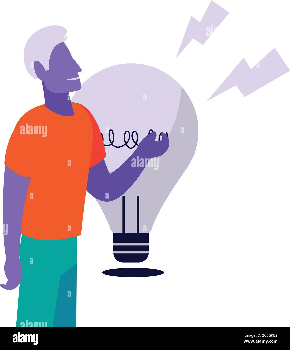 Successful project great idea Stock Vector Images - Alamy