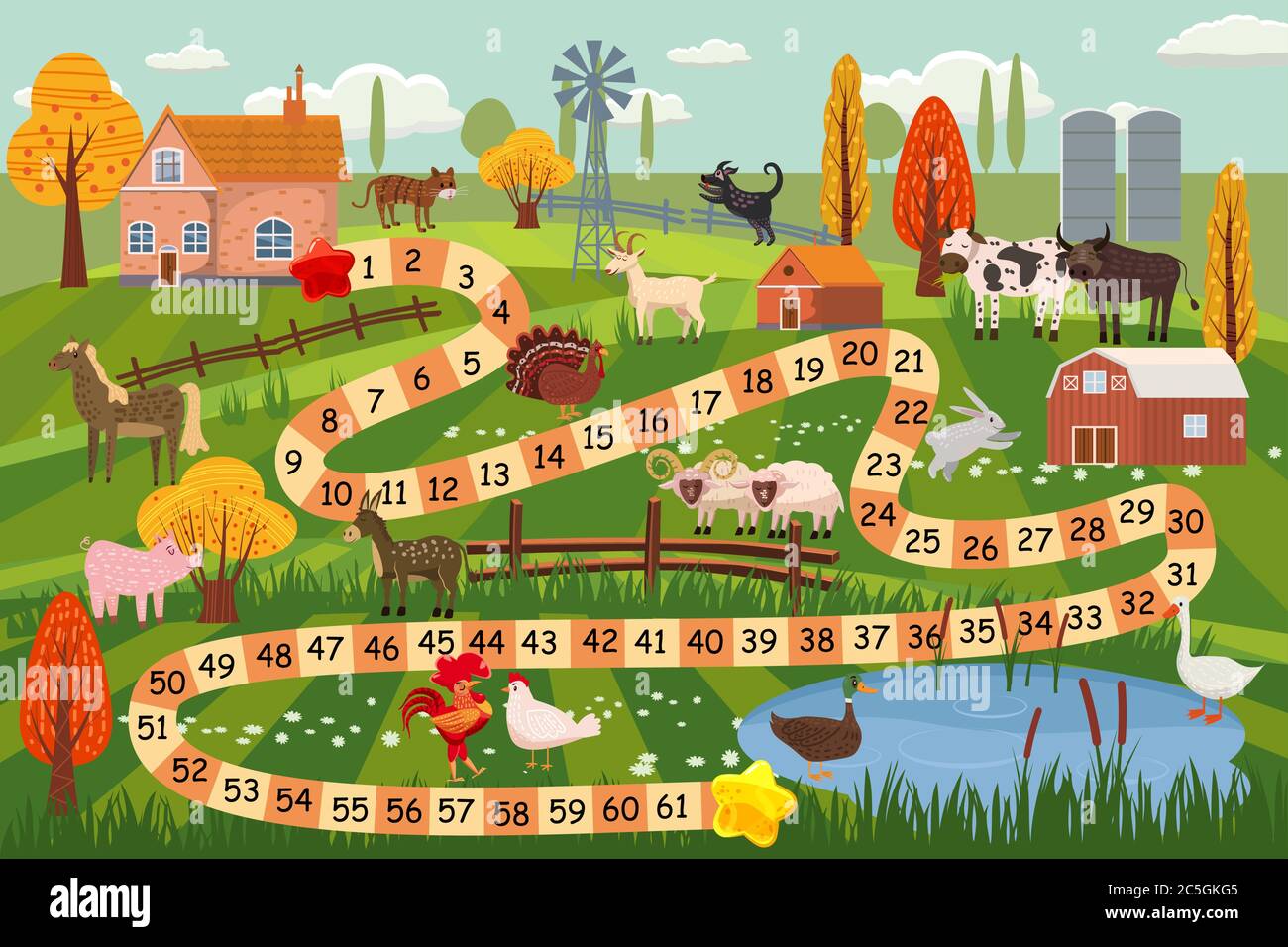 Goat house Stock Vector Images - Alamy