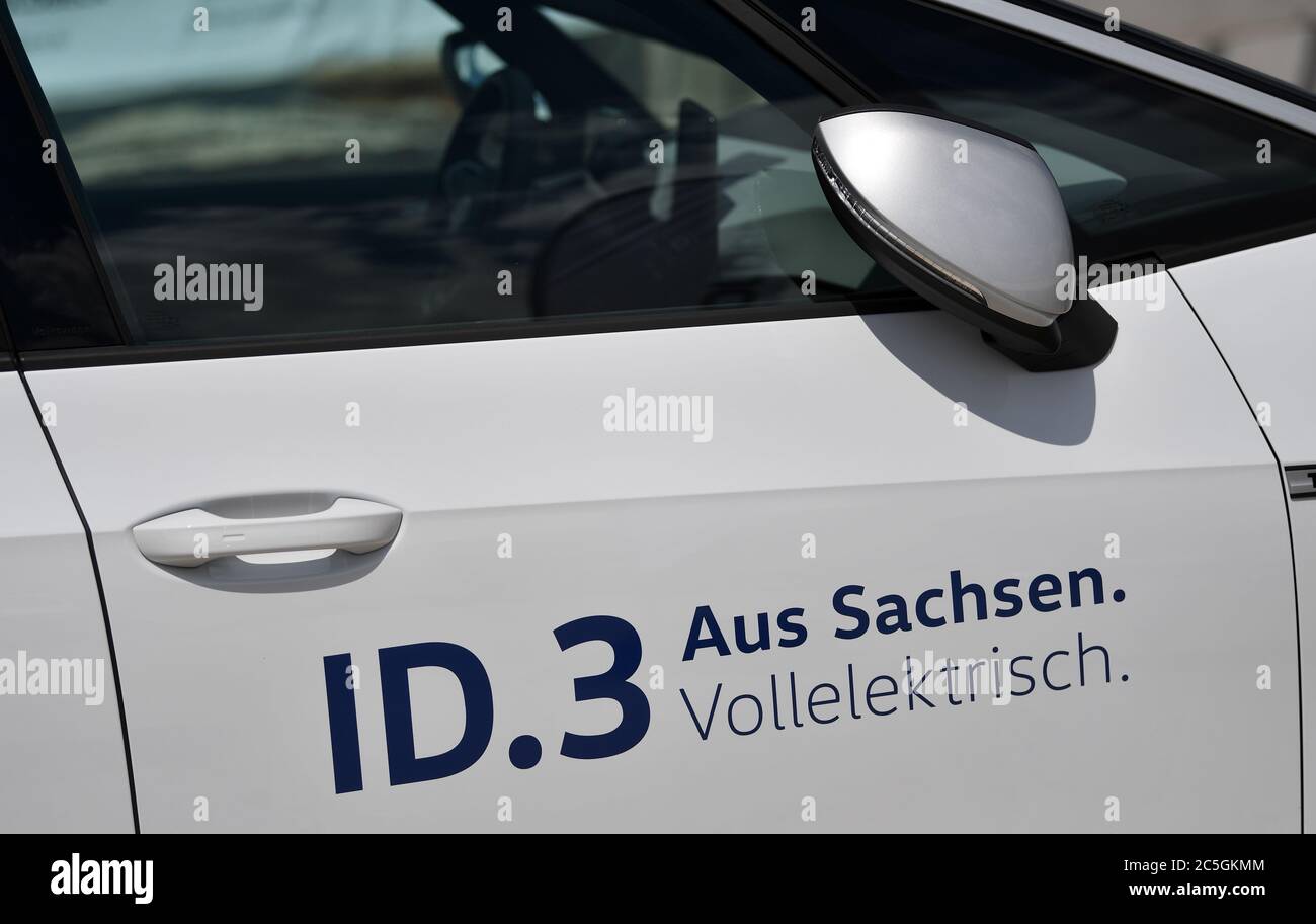 Meerane, Germany. 25th June, 2020. "ID.3 - From Saxony. Fully electric ...