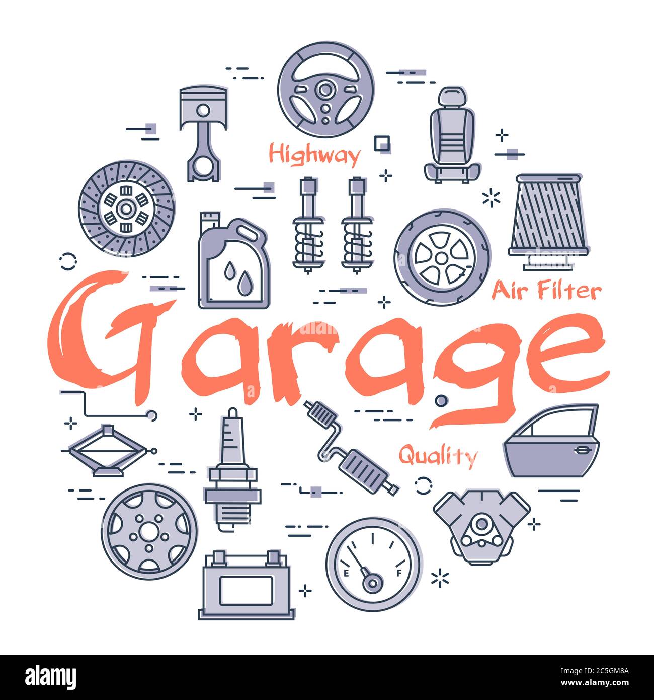 Automotive advertising background Stock Vector Images - Alamy