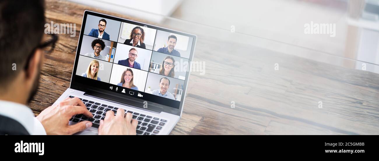 At home conference hi-res stock photography and images - Alamy