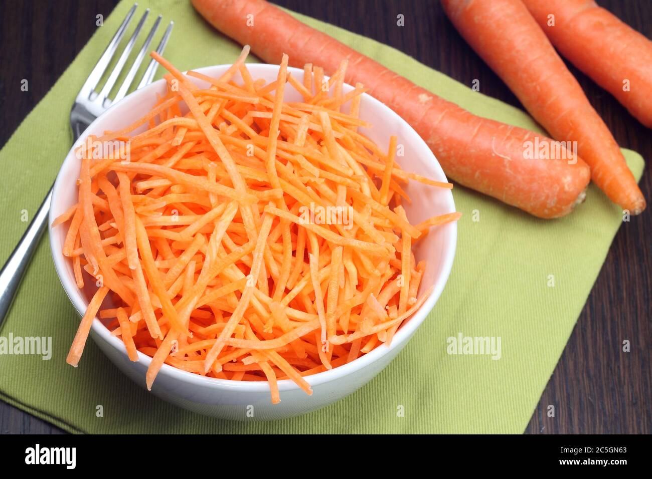 Carrot Cut In Julienne High Resolution Stock Photography and Images - Alamy