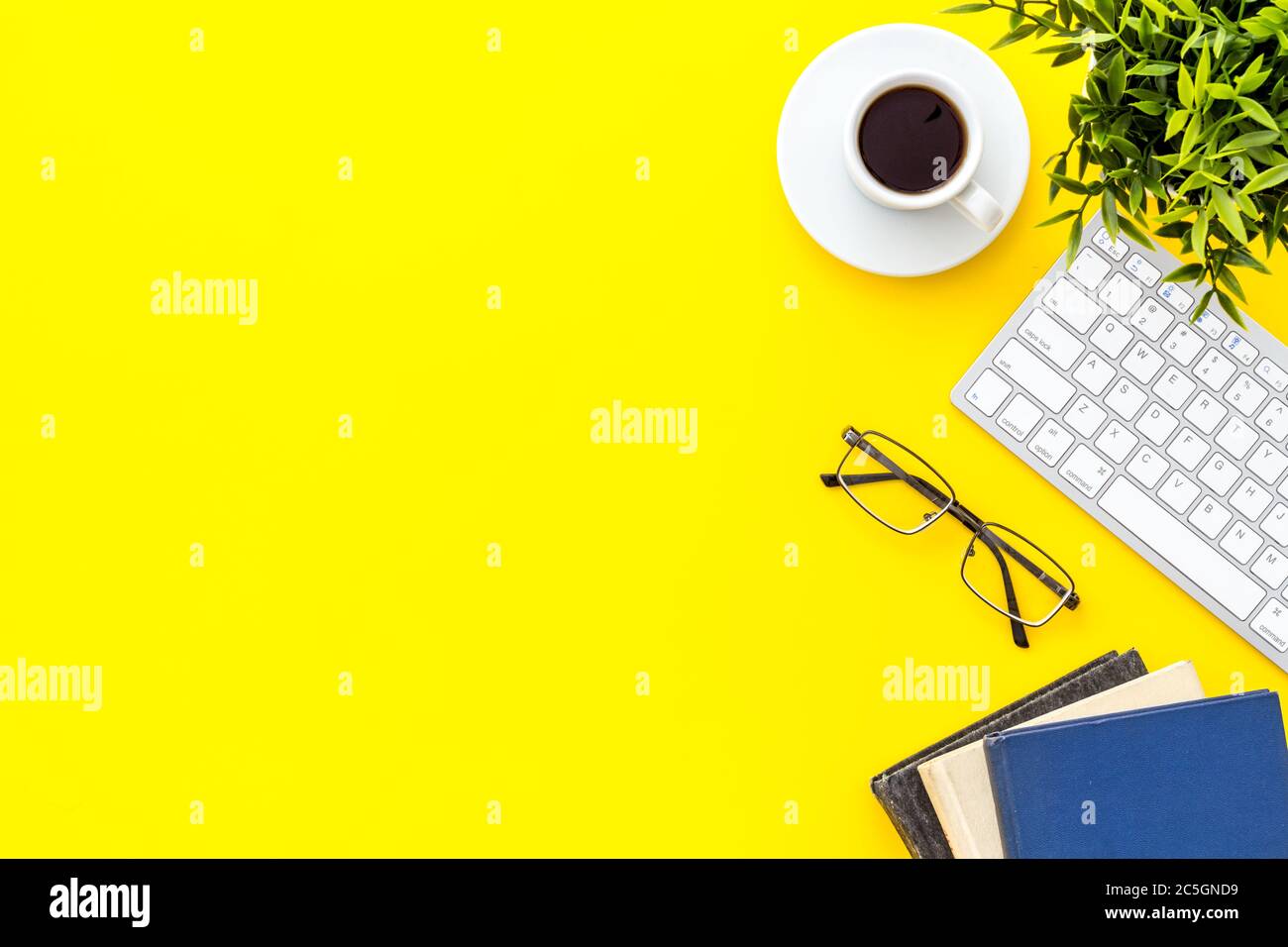 Top down modern office workspace hi-res stock photography and images ...