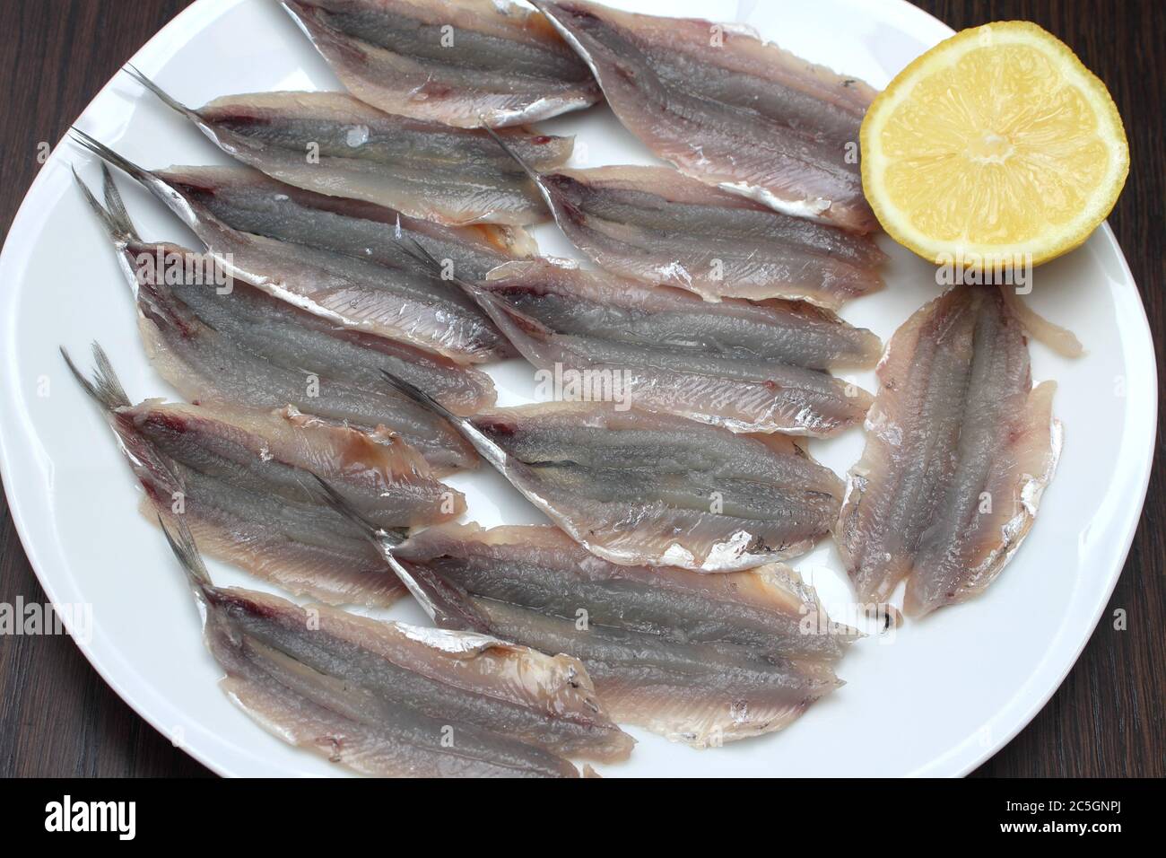 Anchovy fillets oily fish hi-res stock photography and images - Alamy